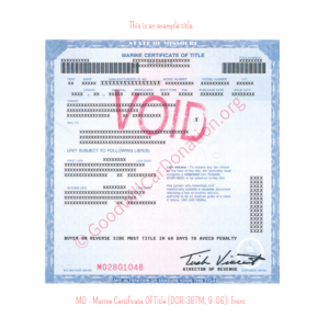 How To Sign Your Missouri Vehicle Title - Goodwill Car Donation