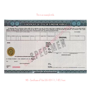 How To Sign Your Mississippi Vehicle Title - Goodwill Car Donation