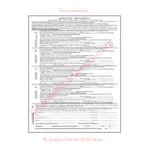 How To Sign Your Montana Vehicle Title - Goodwill Car Donation