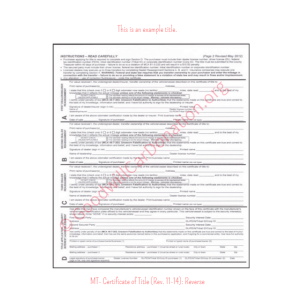 How To Sign Your Montana Vehicle Title - Goodwill Car Donation