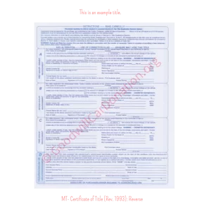 How To Sign Your Montana Vehicle Title - Goodwill Car Donation