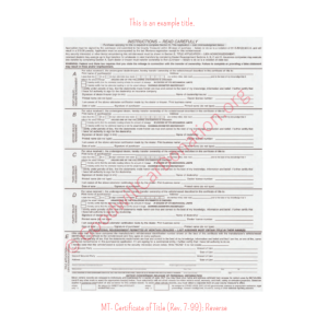 How To Sign Your Montana Vehicle Title - Goodwill Car Donation