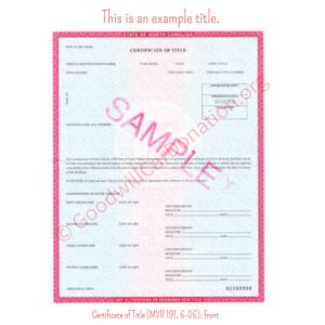 How to Sign Your North Carolina Titles | Goodwill Car Donation