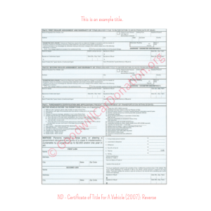 How To Sign Your North Dakota Vehicle Title - Goodwill Car Donation