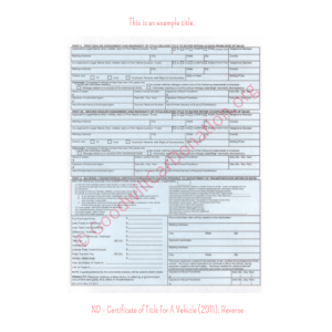 How To Sign Your North Dakota Vehicle Title - Goodwill Car Donation