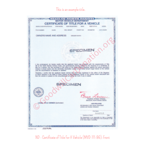 How To Sign Your North Dakota Vehicle Title - Goodwill Car Donation