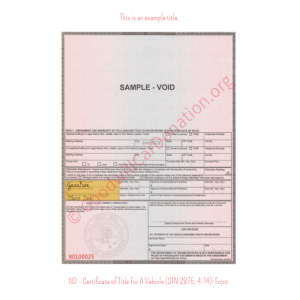 How To Sign Your North Dakota Vehicle Title - Goodwill Car Donation