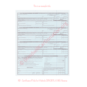 How To Sign Your North Dakota Vehicle Title - Goodwill Car Donation