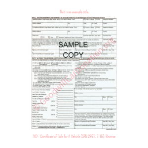 How To Sign Your North Dakota Vehicle Title - Goodwill Car Donation