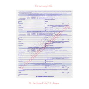 How To Sign Your Nebraska Vehicle Title - Goodwill Car Donation