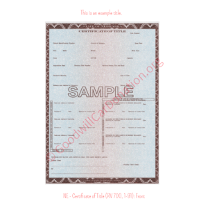 How To Sign Your Nebraska Vehicle Title - Goodwill Car Donation