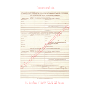 How To Sign Your Nebraska Vehicle Title - Goodwill Car Donation