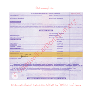 How To Sign Your New Jersey Title - Goodwill Car Donation