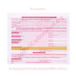 How To Sign Your New Jersey Title - Goodwill Car Donation