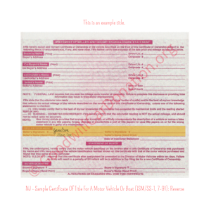 How To Sign Your New Jersey Title - Goodwill Car Donation