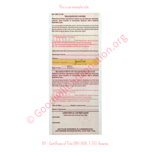 How To Sign Your New York Vehicle Title - Goodwill Car Donation