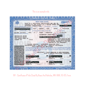 How To Sign Your New York Vehicle Title - Goodwill Car Donation