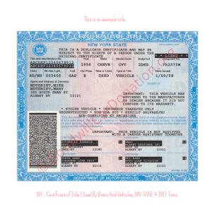 How To Sign Your New York Vehicle Title - Goodwill Car Donation