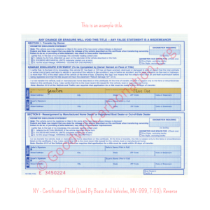 How To Sign Your New York Vehicle Title - Goodwill Car Donation