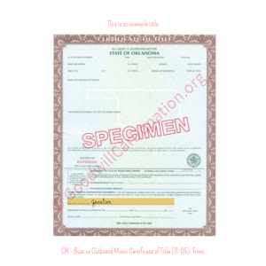 How To Sign Your Oklahoma Vehicle Title - Goodwill Car Donation