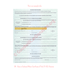 How To Sign Your Oklahoma Vehicle Title - Goodwill Car Donation