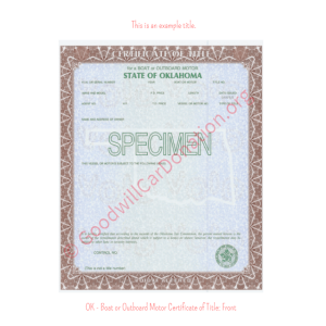 How To Sign Your Oklahoma Vehicle Title - Goodwill Car Donation