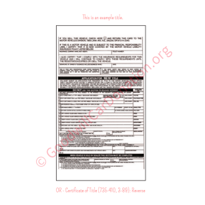 How To Sign Your Oregon Vehicle Title - Goodwill Car Donation