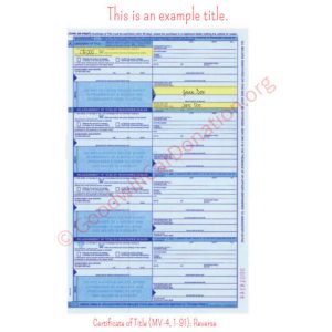 How to Sign Your Pennsylvania Vehicle Title | Goodwill Car Donations