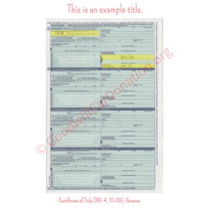 How to Sign Your Pennsylvania Vehicle Title | Goodwill Car Donations