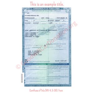 How to Sign Your Pennsylvania Vehicle Title | Goodwill Car Donations
