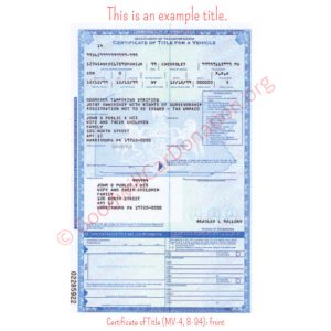 How to Sign Your Pennsylvania Vehicle Title | Goodwill Car Donations