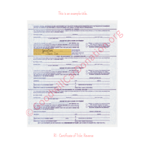 How To Sign Your Rhode Island Vehicle Title - Goodwill Car Donation