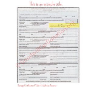 How To Sign Your Vehicle Title in South Carolina | GCD