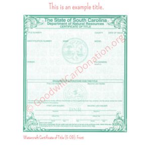 How To Sign Your Vehicle Title in South Carolina | GCD