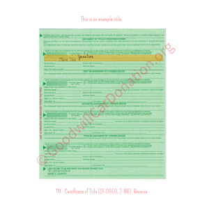 Here's How To Sign Your Tennessee Vehicle Title | Goodwill