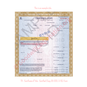 How To Sign Your Vehicle Title in Texas | Goodwill Car Donation