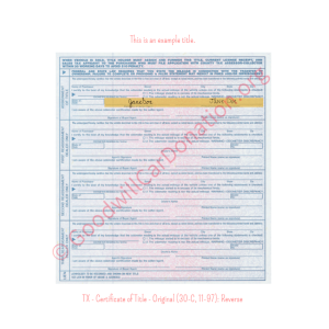 How To Sign Your Vehicle Title in Texas | Goodwill Car Donation