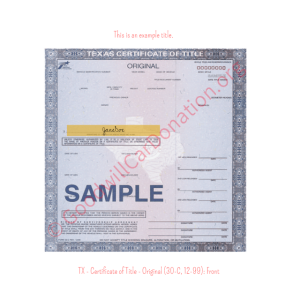 How To Sign Your Vehicle Title in Texas | Goodwill Car Donation