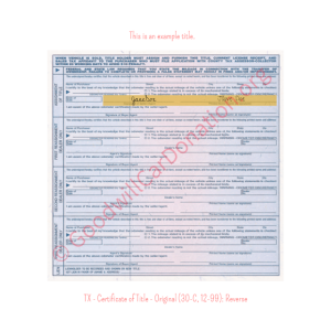 How To Sign Your Vehicle Title in Texas | Goodwill Car Donation