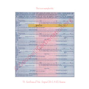 How To Sign Your Vehicle Title in Texas | Goodwill Car Donation