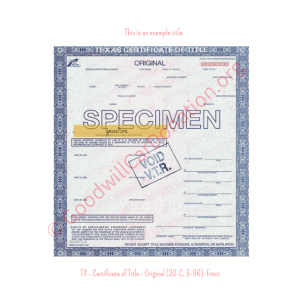 How To Sign Your Vehicle Title in Texas | Goodwill Car Donation