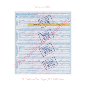 How To Sign Your Vehicle Title in Texas | Goodwill Car Donation