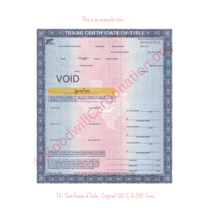 How To Sign Your Vehicle Title in Texas | Goodwill Car Donation