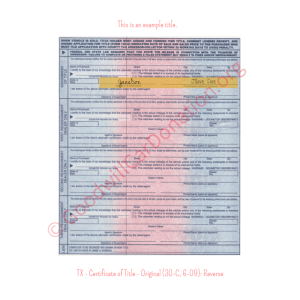 How To Sign Your Vehicle Title in Texas | Goodwill Car Donation