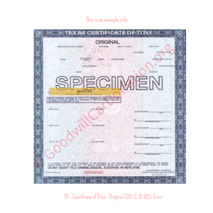 How To Sign Your Vehicle Title in Texas | Goodwill Car Donation