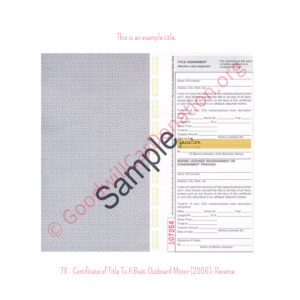 How To Sign Your Vehicle Title in Texas | Goodwill Car Donation