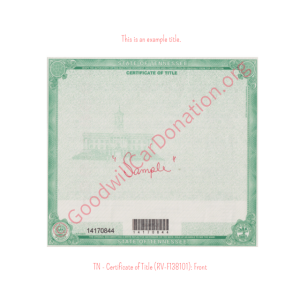 Here's How To Sign Your Tennessee Vehicle Title | Goodwill