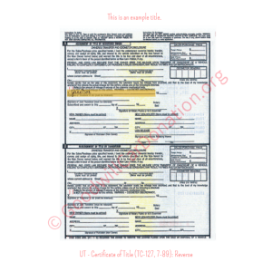 How To Sign Your Utah Vehicle Title - Goodwill Car Donation