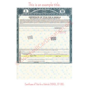 How To Sign Your Virginia Title | Goodwill Car Donations