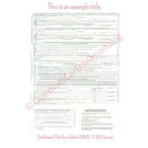 How To Sign Your Virginia Title | Goodwill Car Donations